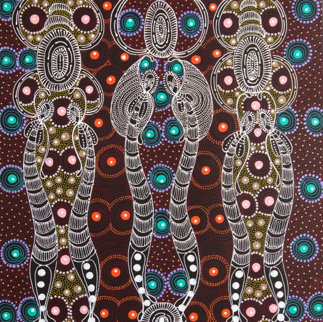 Colleen Wallace Aboriginal Artist- Dreamtime Sisters
