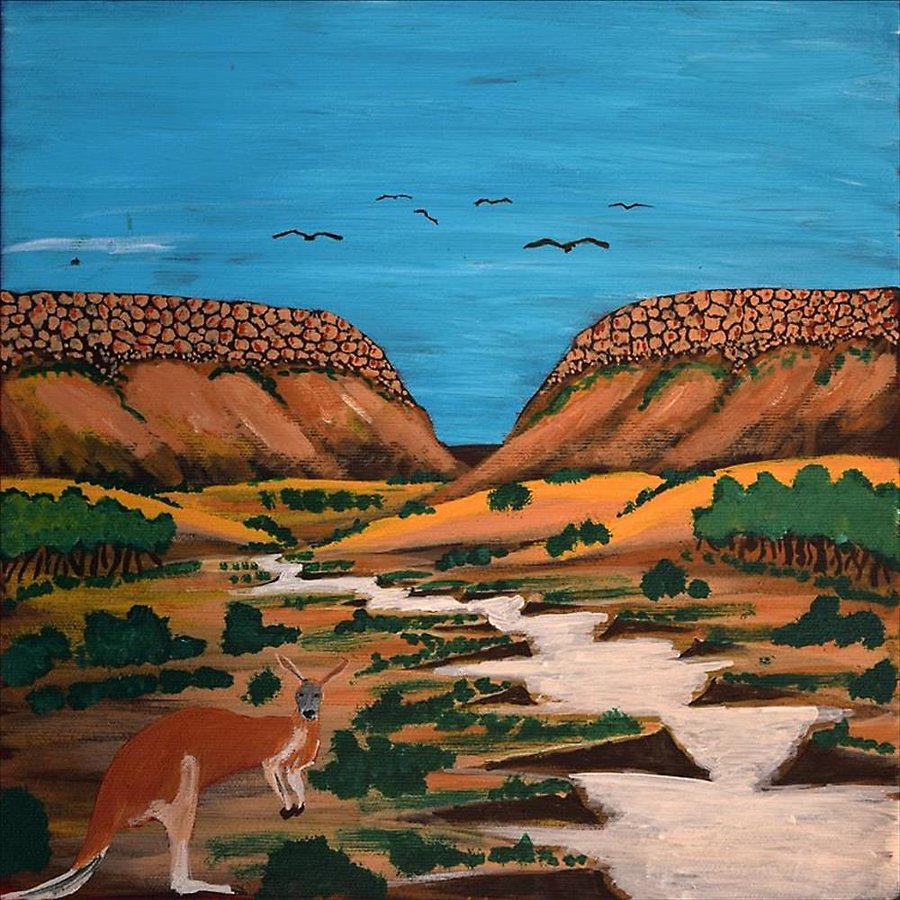 Warlukurlangu Aboriginal Art from Yuendumu Community - Buy Online or in ...