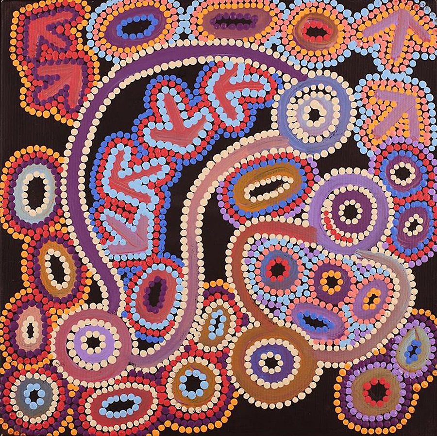 Warlukurlangu Aboriginal Art from Yuendumu Community - Buy Online or in ...