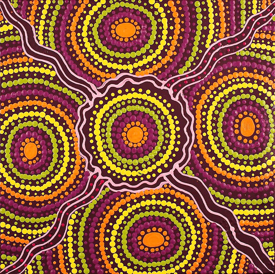 Warlukurlangu Aboriginal Art from Yuendumu Community - Buy Online or in ...