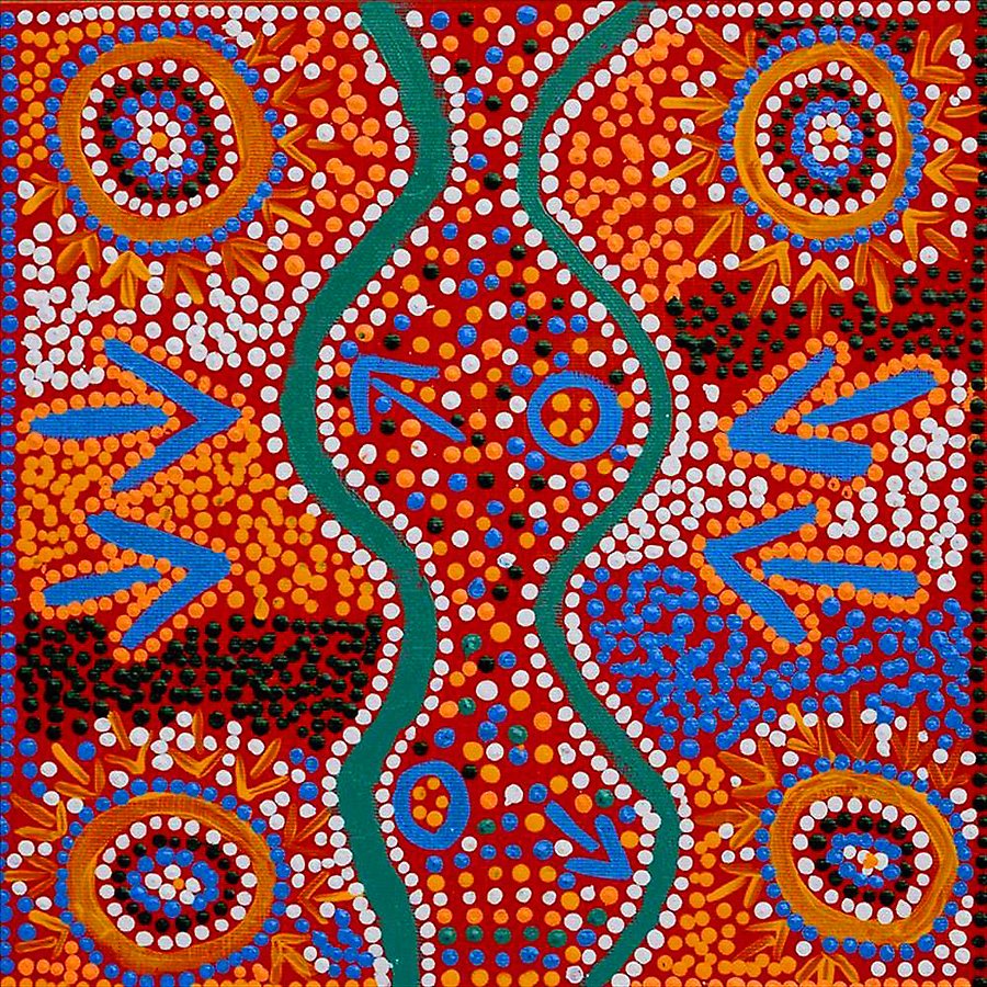 Warlukurlangu Aboriginal Art from Yuendumu Community - Buy Online or in ...